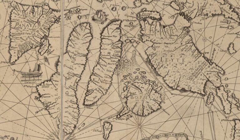 Old Map Cebu: 1734 Murillo Velarde Map - UnknownCebu